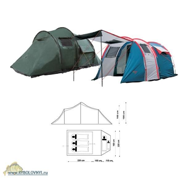 Палатка туристическая 5-местная Canadian Camper Tanga 5 Royal купить по ...