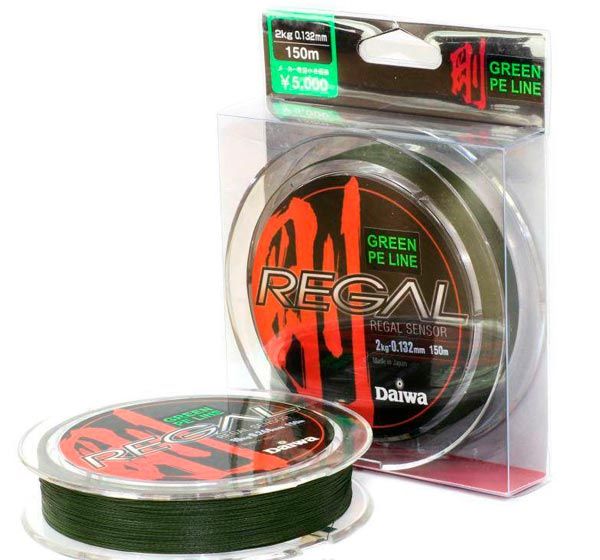 Леска плетёная Daiwa Regal Sensor 150m Green купить по цене 1 392 руб ...